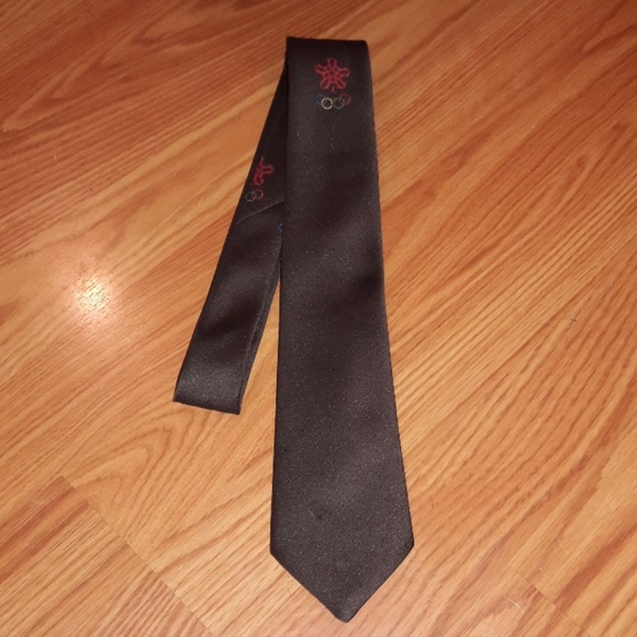 Accessories | Vintage 1988 Calgary Olympic Winter Games Tie | Poshmark